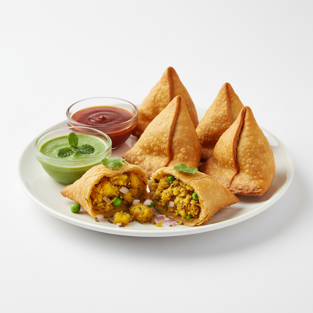 Vegetable (Alu) Samosa - Crispy Vegetarian Appetizer 15 Pcs | Cherish Foods